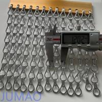 China Various Decorative Metal Chain Link Curtains With Customized Images For Unique Visual Effects for sale