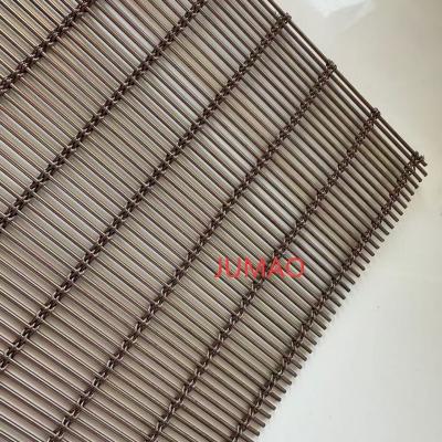China Decorative Woven Metal Mesh Architectural Mesh Stainless Steel Custom Made for sale