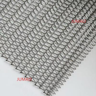 China 304 Stainless Steel Decorative Architectural Mesh  Spiral Metal Mesh Partition for sale