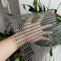 China 304 Stainless Steel Decorative Architectural Mesh  Spiral Metal Mesh Partition for sale