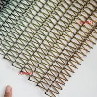 China Colored Stainless Steel Spiral Metal Mesh with Customizable Dimensions for Durable and Corrosion Resistant Architectural Applications for sale
