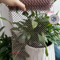China Architectural Mesh Crimped Metal Mesh Stainless Steel Hook Woven Mesh for sale