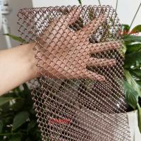 China Architectural Mesh Crimped Metal Mesh Stainless Steel Hook Woven Mesh for sale