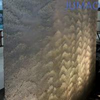 China Indoor Decorative Metal Water Curtain Mesh For Shopping Mall Entrance for sale