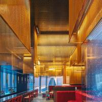 China Spiral Metal Mesh Decorative Architectural Mesh Privacy Partition Ceiling for sale