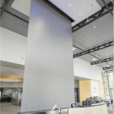 China Decorative Stainless Steel Mesh Water Curtain Wall Indoor Outdoor Waterscape Feature for sale