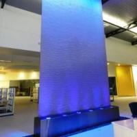 China Decorative Stainless Steel Mesh Water Curtain Wall Indoor Outdoor Waterscape Feature for sale