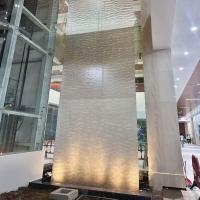 China Architectural Metal Mesh Stainless Steel Mesh Water Curtain Indoor Outdoor Waterscape for sale