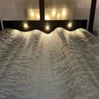 China Woven Stainless Steel Mesh Stainless Steel Water Curtain Waterscape Sculpture for sale