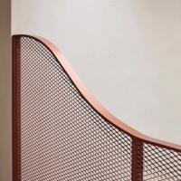 China Custom Curved Decorative Expanded Metal Mesh Indoor Curved Partition Architectural Mesh for sale