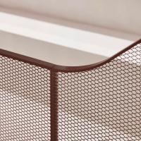 China Custom Curved Decorative Expanded Metal Mesh Indoor Curved Partition Architectural Mesh for sale
