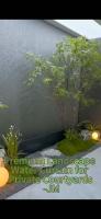 China Stainless Steel Water Curtain with LED Light Stainless Steel Mesh Water Screen for High-End Landscape for sale