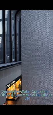 China Custom Size Stainless Steel Water Curtain with 1.0-2.0 mm Wire Diameter and Recirculating Pump System for sale