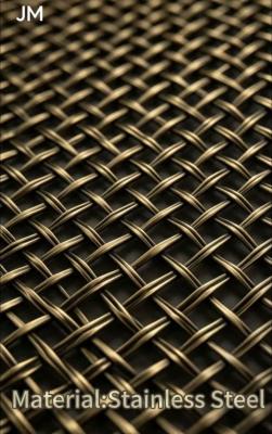 China Architectural Mesh 5.5mm Thickness 10mm Hole Decorative Wire Netting for Facades Sunshades for sale