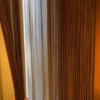 China Sliding Track Metal Mesh Curtain With Custom Color For Interior Divider And Waterfall Water Curtain for sale