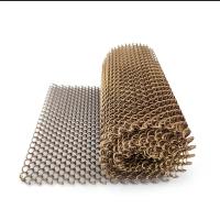 China 1mm Aperture Aluminum Metal Mesh Curtain Decorative Metal Screen For Space Partition Wall Divider for sale