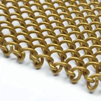 China 1mm Aperture Aluminum Metal Mesh Curtain Decorative Metal Screen For Space Partition Wall Divider for sale