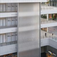 China Exterior Building Facade Metal Mesh Water Curtain Hanging Decoration for sale