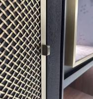 China Stainless Steel Woven Architectural Mesh with 5mm Opening Size and Customizable Sizes for Cabinet Doors for sale