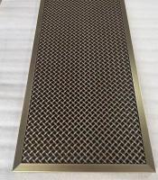 China Stainless Steel Woven Architectural Mesh with 5mm Opening Size and Customizable Sizes for Cabinet Doors for sale