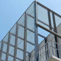 China Rigid Expanded Metal Mesh Used For Building Facade Cladding for sale