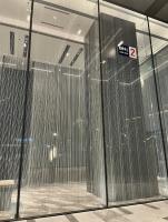 China High Transparency Glass Laminated Metal Mesh With Multiple Mesh Styles Available for sale