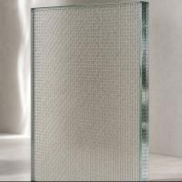 China High Light Transmittance Laminated Glass Metal Mesh For Interior Space Partition for sale