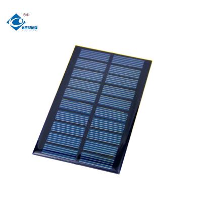 China 0.9W Easy Carrying Portable Solar Panels ZW-11065-5V Epoxy Resin Solar Panel 5V Solar Panels Charger for sale