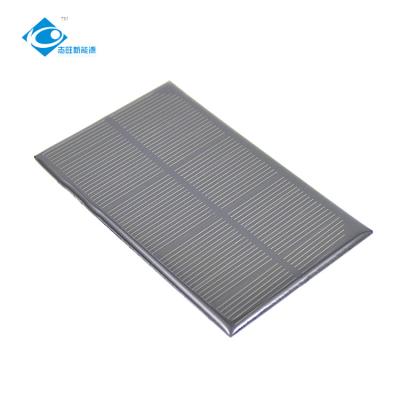 China 5.5V Mini Epoxy Transparent Solar Panel 1.1W Portable Solar Panels Charger ZW-11570 for sale