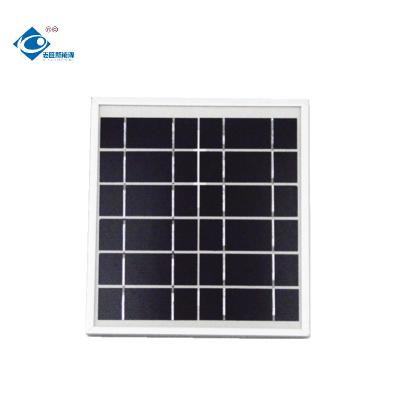 China ZW-4W-6V-1 aluminum frame solar panel 6V 4W Home Solar Power System 4W-6V for sale