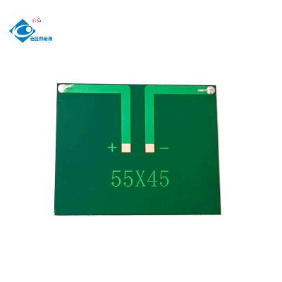 China ZW-5545-5V Mono Solar Panel Charger 0.4W Customized Epoxy Mini Solar Panel 5Volt for sale
