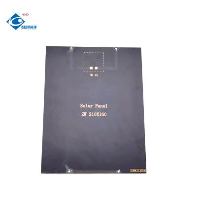 China Waterproof Portable Solar Panel Charger 5W 6V 9V 12V 18V ZW-210160-P Epoxy Poly Resin Solar Panel for sale