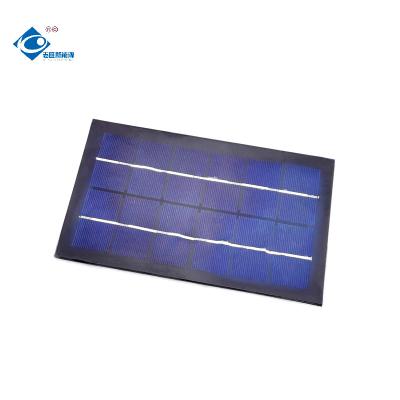 China 6V 3W Glass Laminated Residential Solar Panel ZW-3W-6V-3 Waterproof Portable Solar Panel Charger for sale