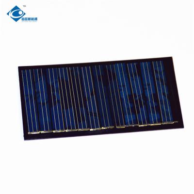 China 0.5W 6V EPOXY Silicon Solar PV Module 17%-19% Optimized Cell Efficiency ZW-88545 Mini Solar Panel for sale