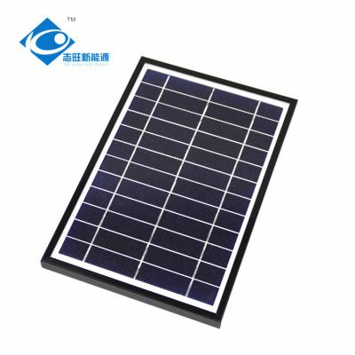 China 6V 6W hybrid solar power system ZW-6W-6V poly cristalline solar panel for loem laptop solar charge for sale
