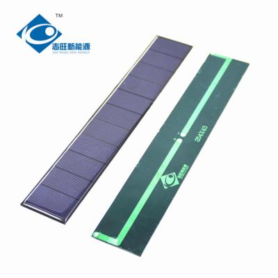 China 1.65W light weight solar panel ZW-25443 high quality poly crystalline solar panel 5.5V for sale