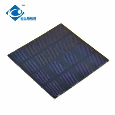China CE 6V epoxy resin encapsulation solar panel 1.2W ZW-100100-1 Eco Friendly seraphim solar panel for sale
