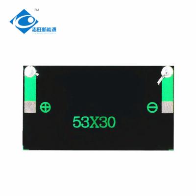 China 0.15W ROHS Efficient poly solar panel ZW-5330 Friendly Epoxy Resin Panels 53x30x2.5mm 5V for sale