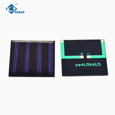 China 0.1W Tile Rooff Epoxy Resin Solar Panel ZW-415415 Portable Customizable Epoxy Resin Solar Panel 2V for sale