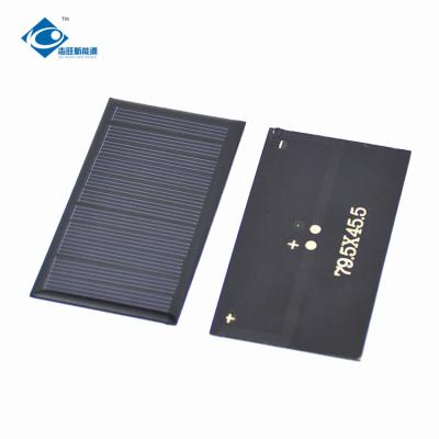 China 5.5V 0.45W Mini solar panel photovoltaic for portable solar charger ZW-795455 Lightweight Silicon Solar for sale