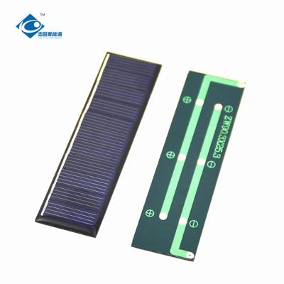 China 5.5V 0.3W cheapest Lightweight Silicon Solar PV Module for mobile solar charger ZW-903253 for sale