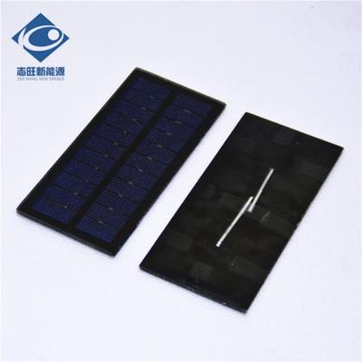 China 5.5V Glass Photovoltaic Solar Panel ZW-14065 Portable Solar Panel Laptop Charger 1.5W for sale