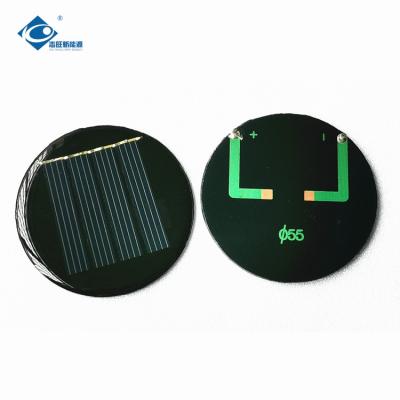 China 2V 0.15W thin film transparent solar panel ZW-R55 new belief portable solar charger for sale