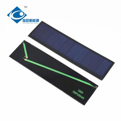 China 0.1KG 0.5 Watt Solar Panel , Low Voltage Solar Panel Glass And Plastic Frame ZW-16946P for sale