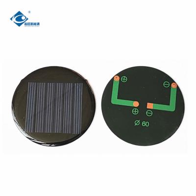 China 3V Poly thin film transparent solar panel 0.2W Mini Epoxy Resin Solar Panel ZW-R60-1 for sale