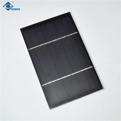China thin film PET poly silicon solar panel ZW-XN01 solar photovoltaic panels 5V 0.5W for sale