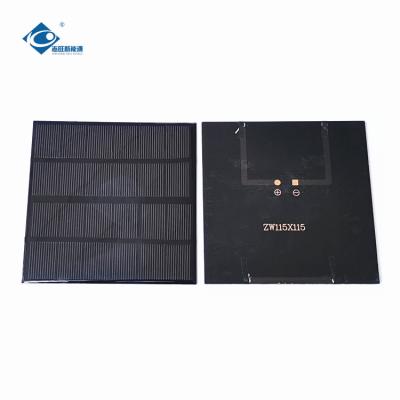 China 2W mono solar panels for outdoor filexable solar charger ZW-115115-6V for sale