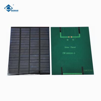 China Lithium Battery Charger ZW-136110-18V Lightweight Solar PV Module 2W Customized Epoxy Solar Panels 18V for sale