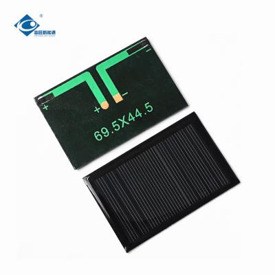 China ZW-695445 Lightweight Silicon Solar PV Module 0.4 Watt Low Voltage Epoxy Resin Solar Panel for sale
