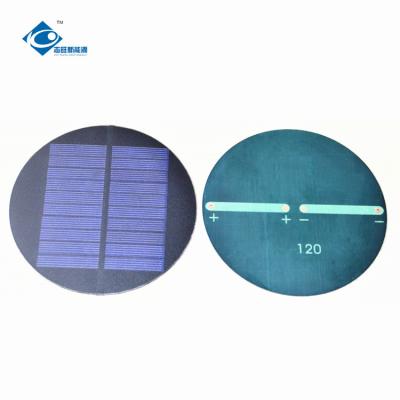 China ZW-Dia120 Solar Panel With Battery 0.7W Foldable Transparent Solar Power Panel 6V for sale